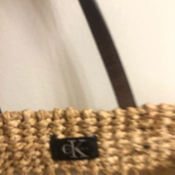 Calvin Klein | Bags | Calvin Klein Straw Bag | Poshmark